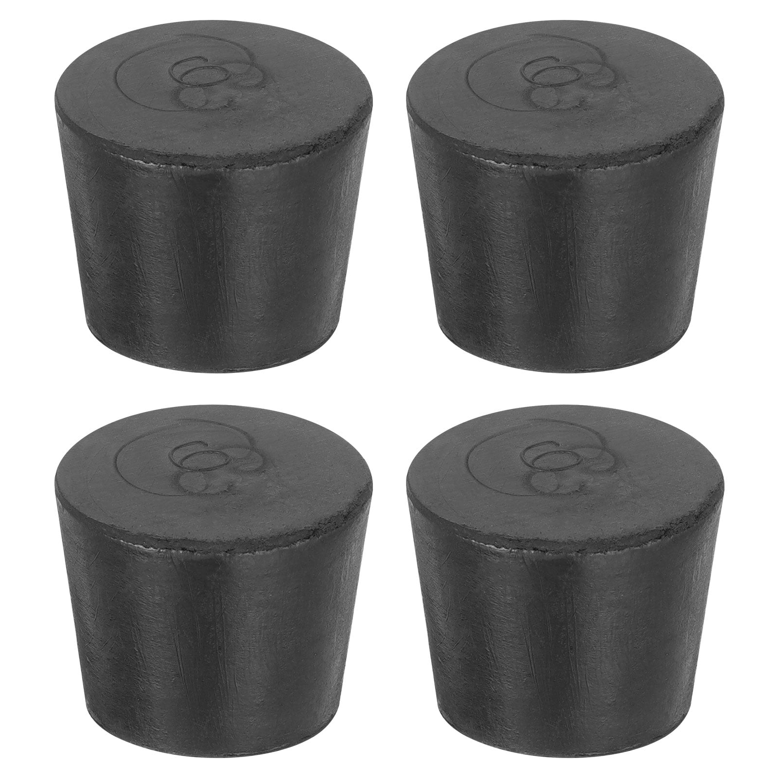4 Pcs Solid Rubber Stopper, Tapered Lab Seal Tube Stopper Plug for Test ...