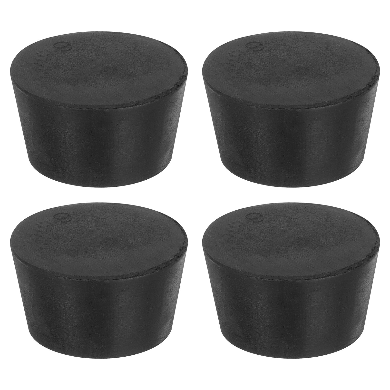 4 Pcs Solid Rubber Stopper, Tapered Lab Seal Tube Stopper Plug for Test ...