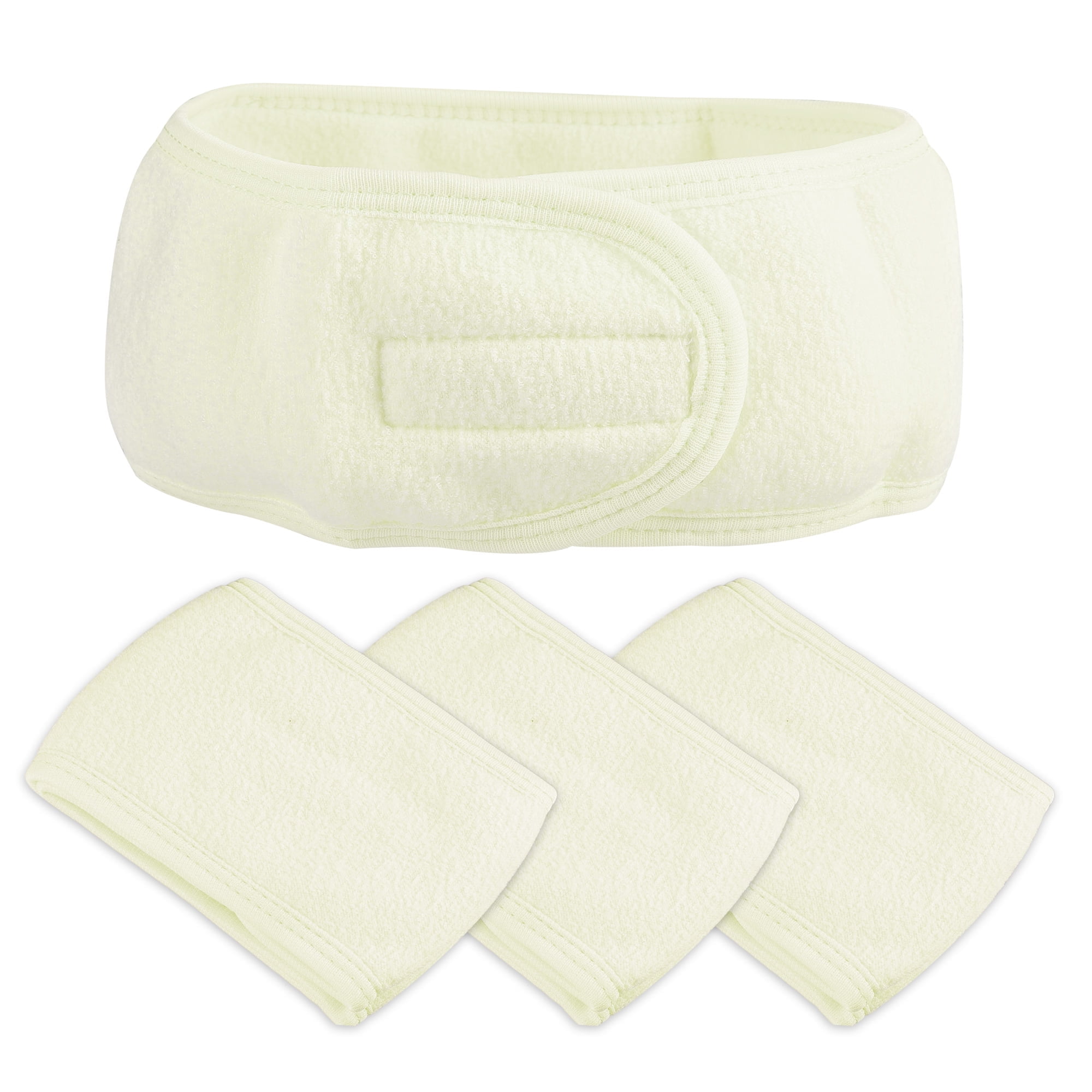 4 Pcs Spa Headband Soft Women Hair Bands for Face Washing Bath Facial ...