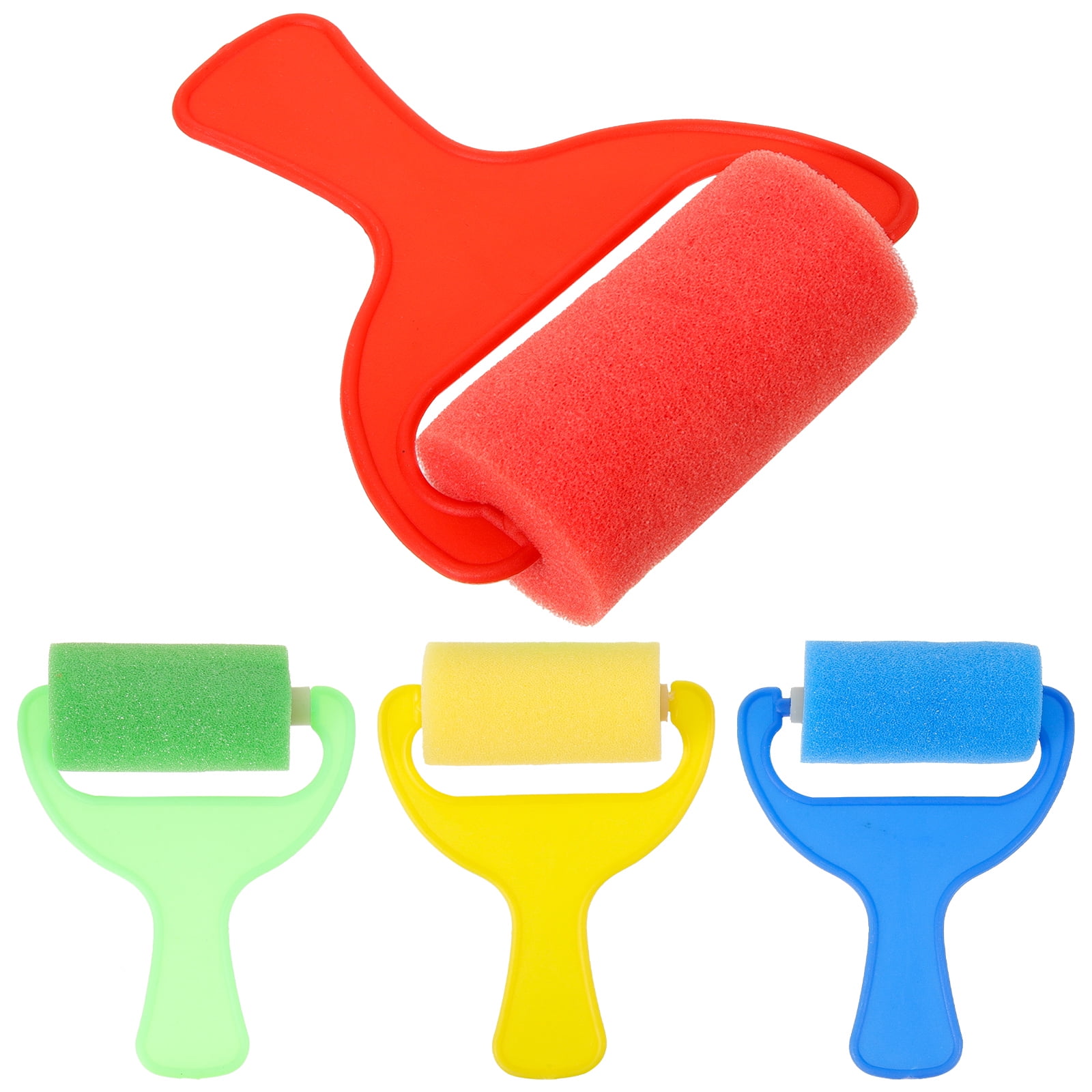 GAXIRE Tool Blue Sponge Paint Rollers 4Pcs - Walmart.com