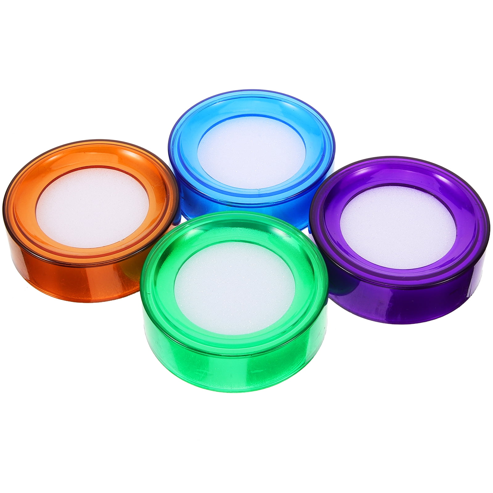 4 Pcs Sponge Sponges Bank Utility Tool Money Counting Cylinder Finger ...