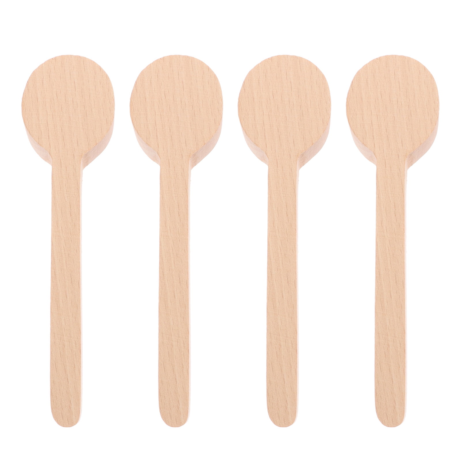 4 Pcs Spoon Blanks Unfinished Wooden Handmade Spoons DIY Crafts Kit ...