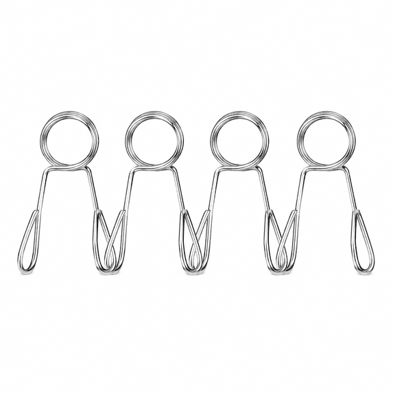 4 Pcs Spring Barbell Clips,2 Inch Stainless Steel Weight Lifting ...