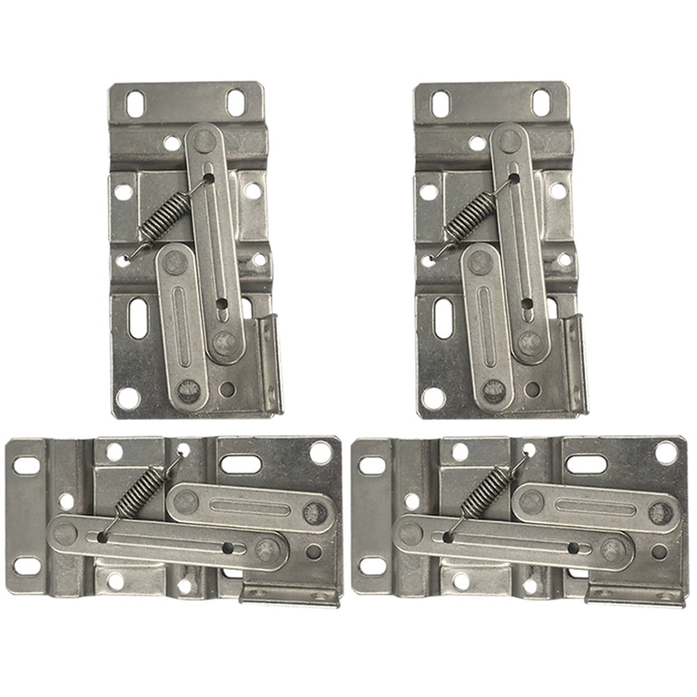 4 Pcs Spring Hinge Cabinet Hinges for Sink Base Tip-out Trays Pivot ...