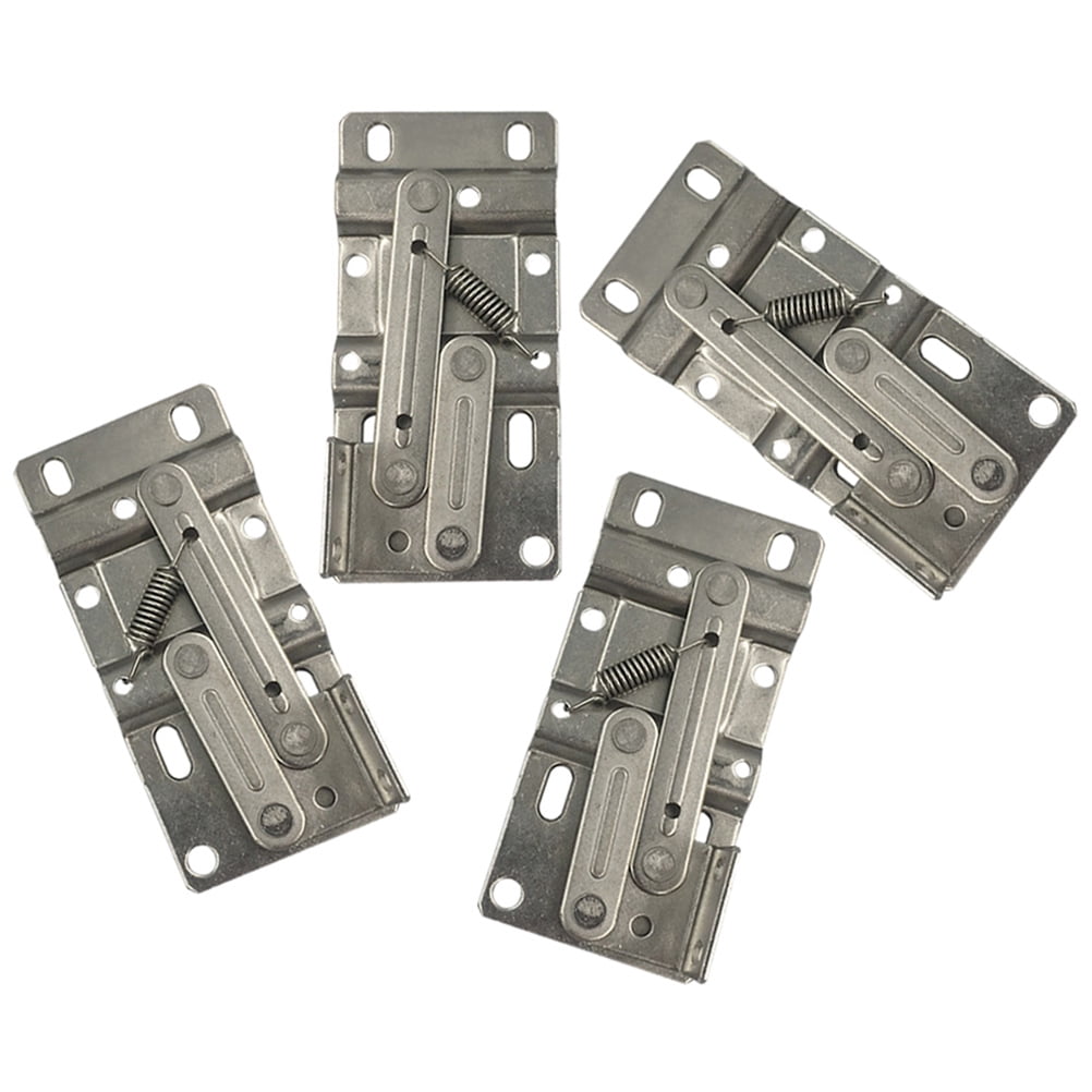4 Pcs Spring Hinge Hidden Door Hinges Cabinet Kitchen Pivot Sink Front ...