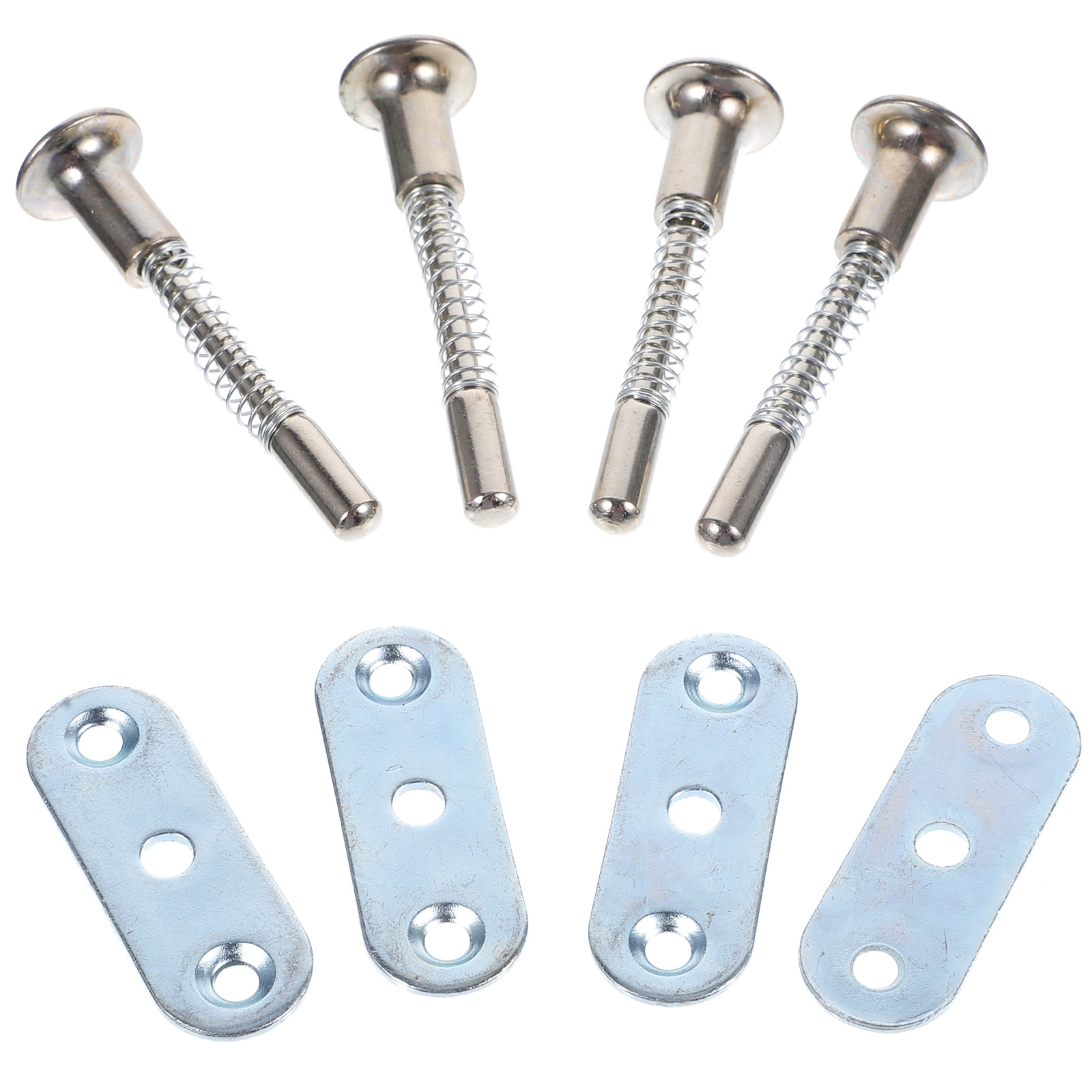 4 Pcs Spring Latch Crib Baby Furniture Hardware Metal Plunger Latches ...