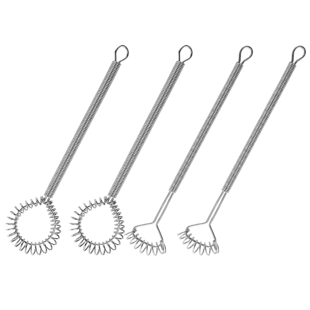 4 Pcs Spring Stirrer Blenders Small Whisks Stainless Steel Easy Whisk ...