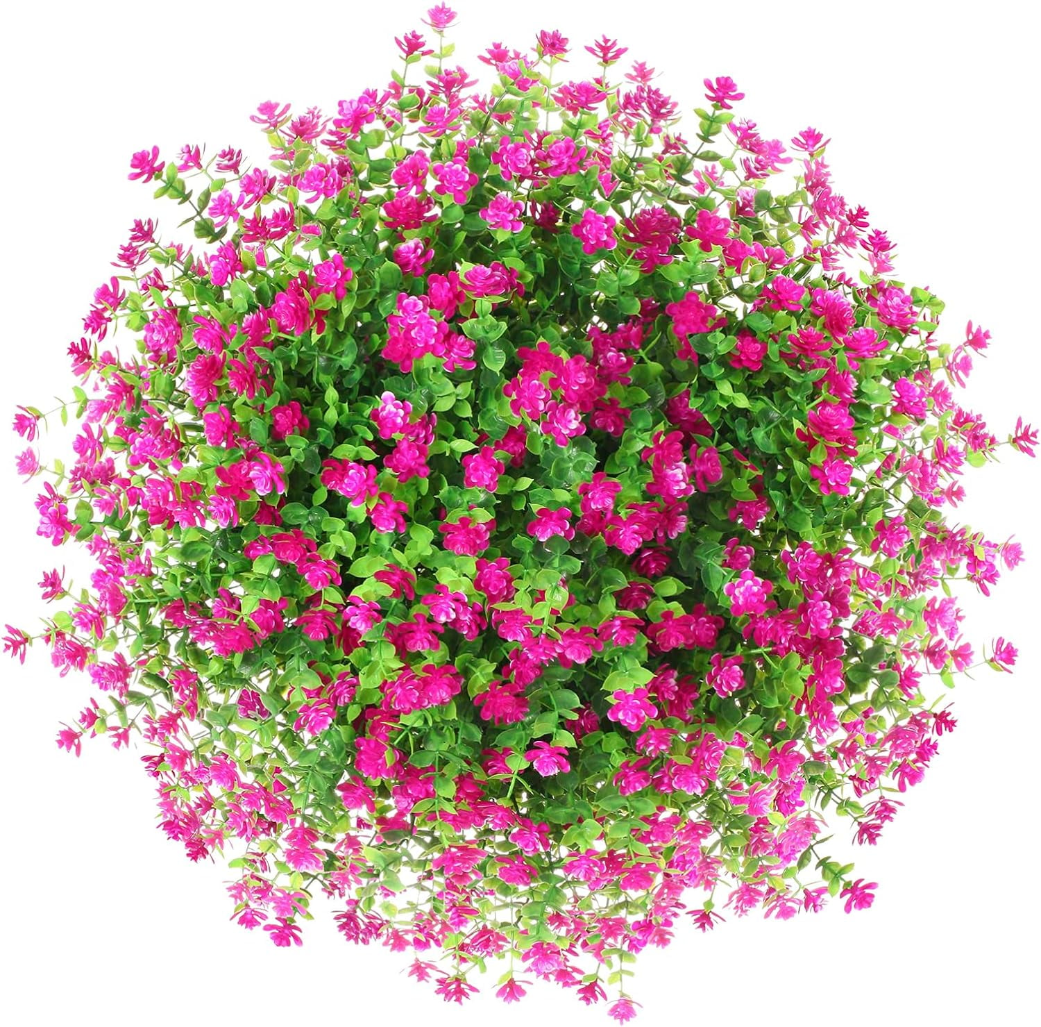 4 Pcs Sprlng Outdoor Artifical Flower Uv Resistant Fake Plants Faux ...