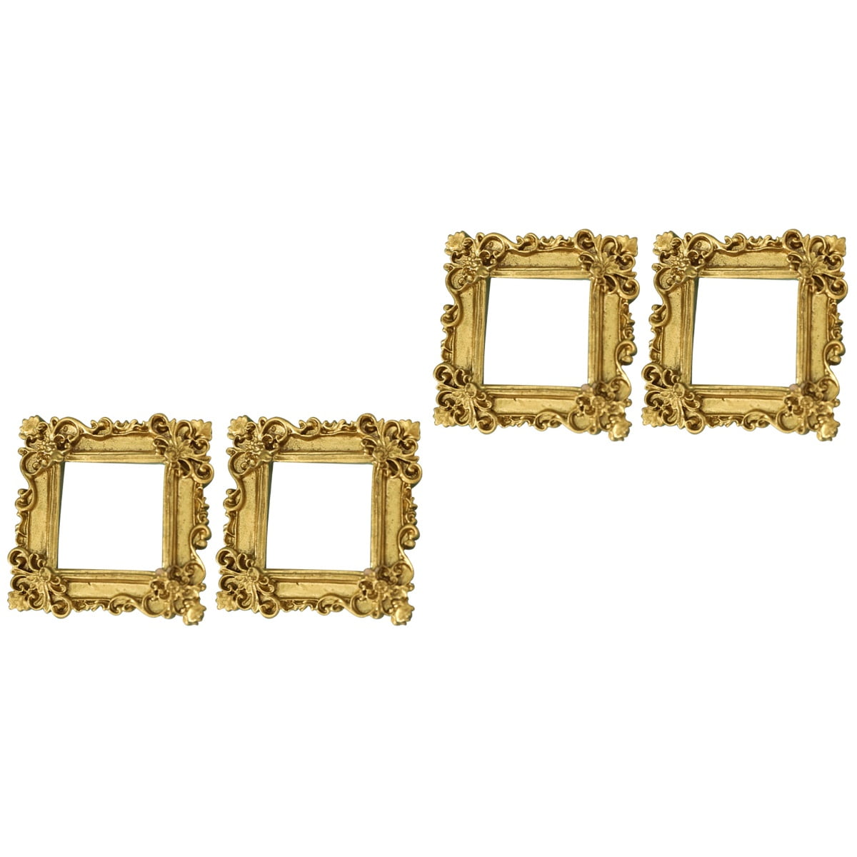4 Pcs Square Mini Photo Frame Picture Frames Small Photo Frame ...