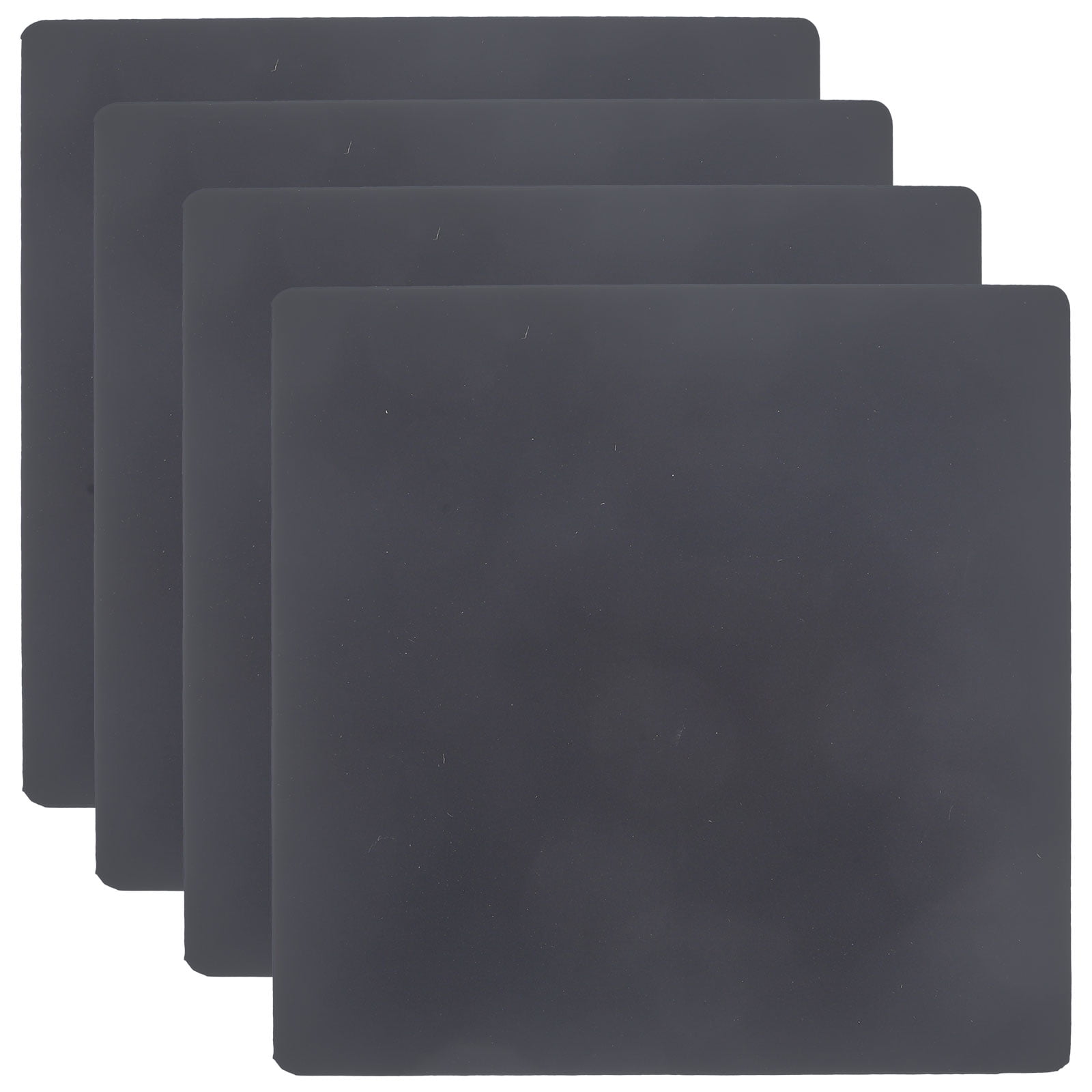 4 Pcs Square Silicone Coaster Anti-skid Cup Pad Cups Insulated Coasters ...