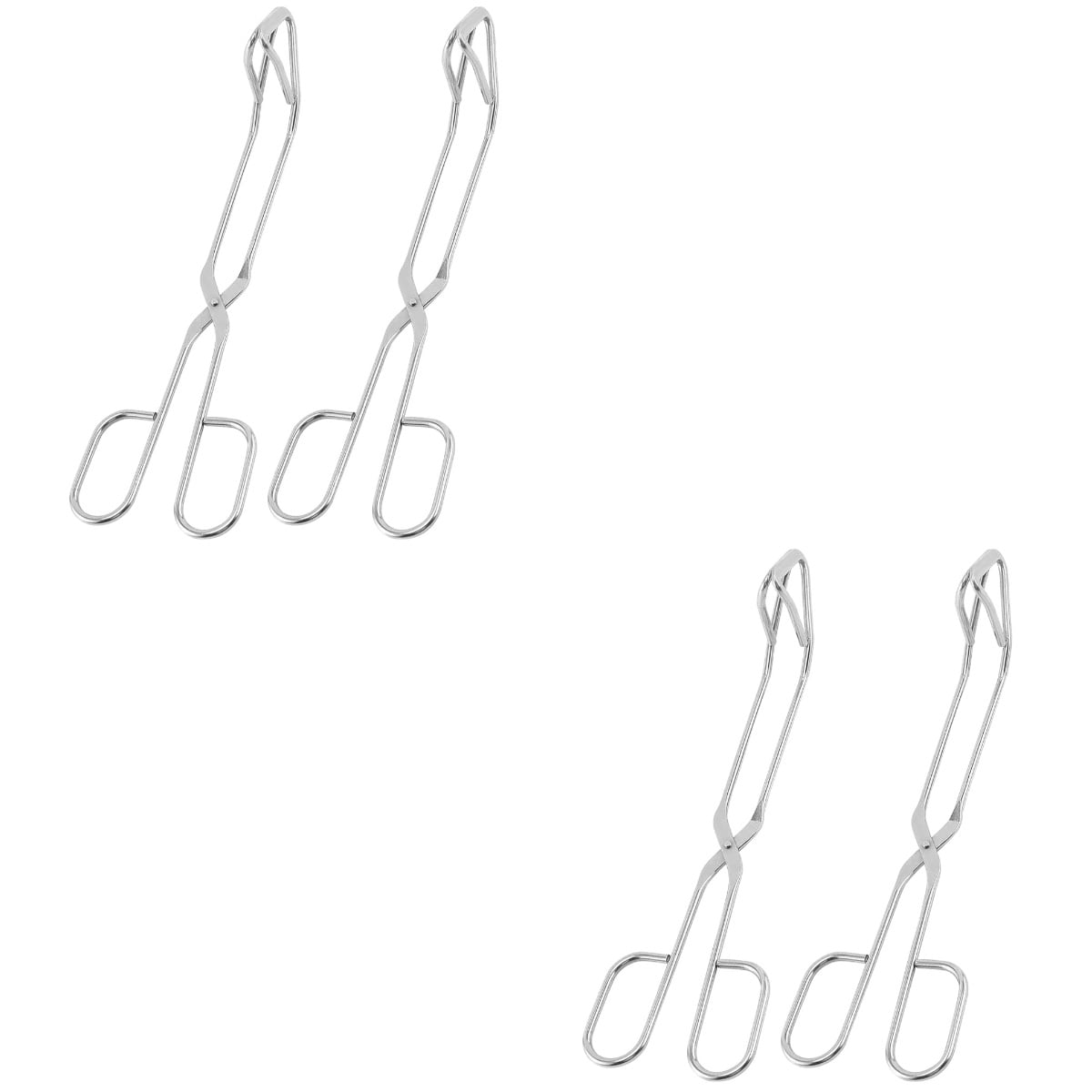 4 Pcs Stainless Steel Bread Clip Camping Accessories Household Grill ...