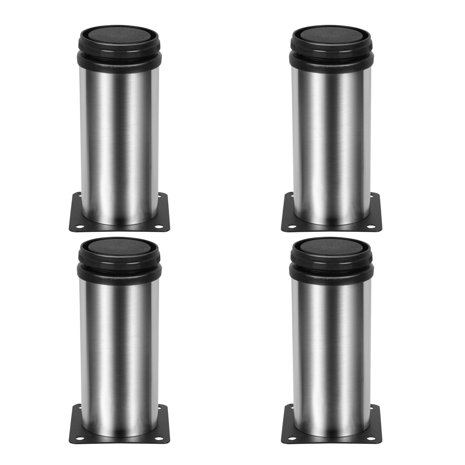 4 Pcs Stainless Steel Cabinet Legs Cylinder Sofa Legs Table Legs ...