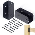 4 Pcs Stainless Steel Deck Railing Brackets Connectors for 2"x4 ...