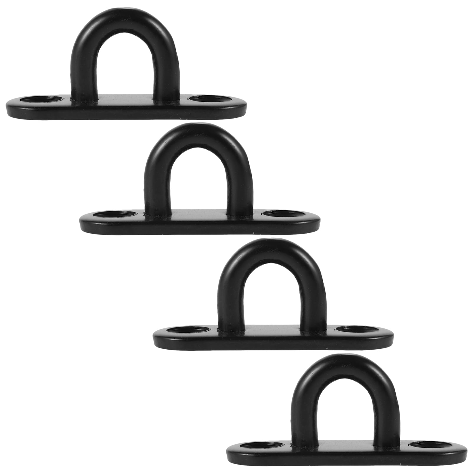 4 Pcs Stainless Steel Hook Wall Hooks Pad Eyes Plate Hooks Pad Eye ...