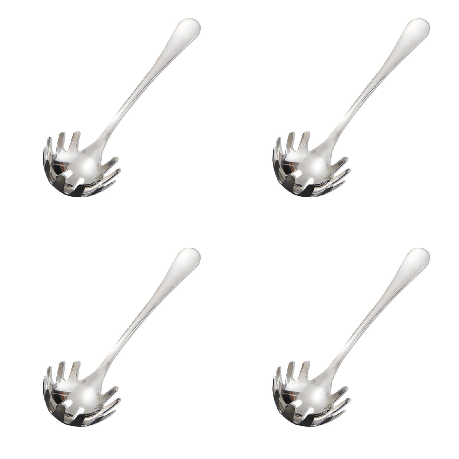 4 Pcs Stainless Steel Pasta Spoon, Spaghetti Spoons Server, Spaghetti ...