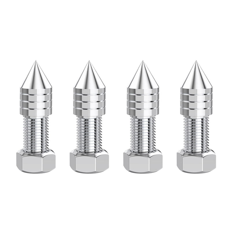 4 Pcs Stainless Steel Speaker Spikes Hifi Audio AMP Subwoofer Isolation ...