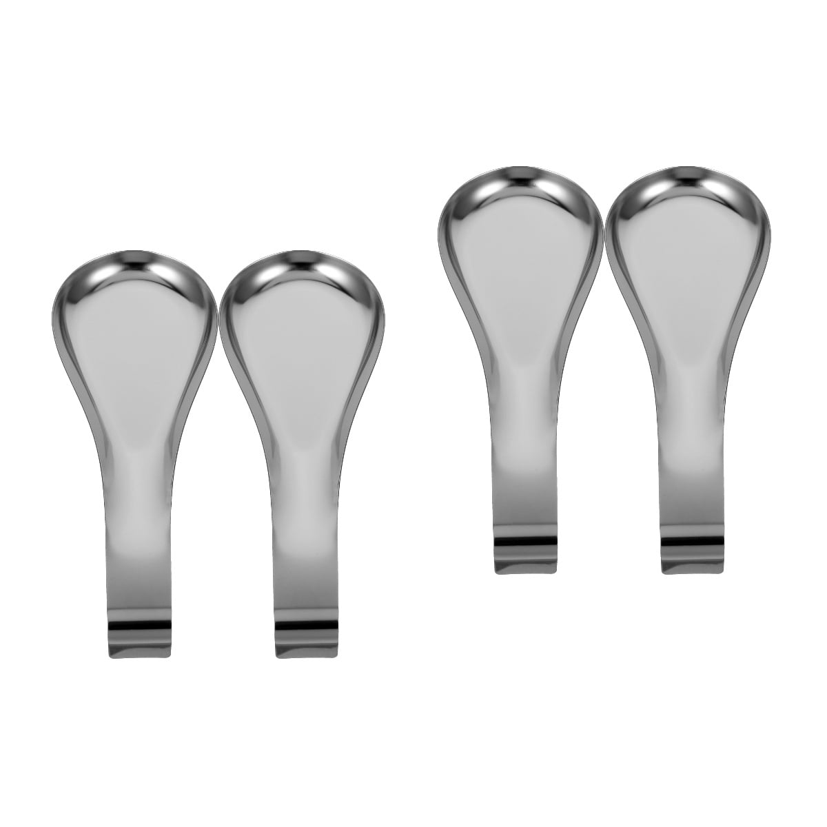 4 Pcs Stainless Steel Spoon Rest Counter Tray Spoon Supply Spoon Holder ...