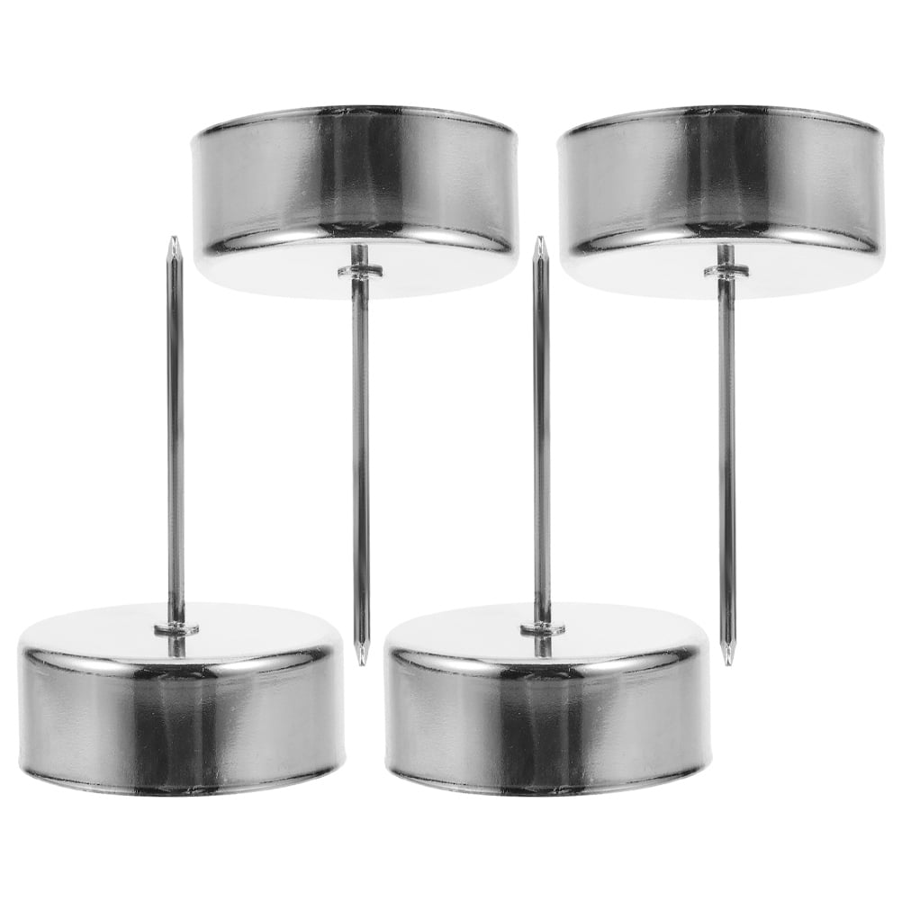 4 Pcs Stake Plate Receipt Spike Candle Holder Centerpiece Candles ...