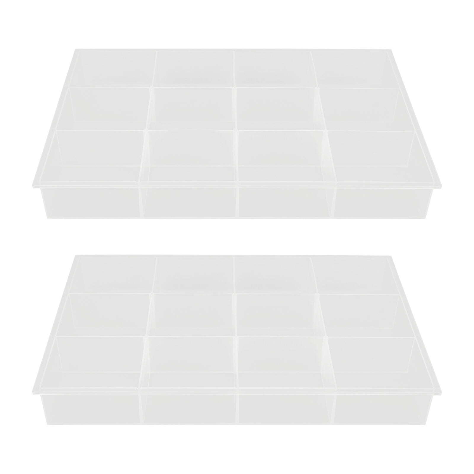 4 Pcs Storage Box Without Lid Plastic Bins Basket Jewelry Desktop ...