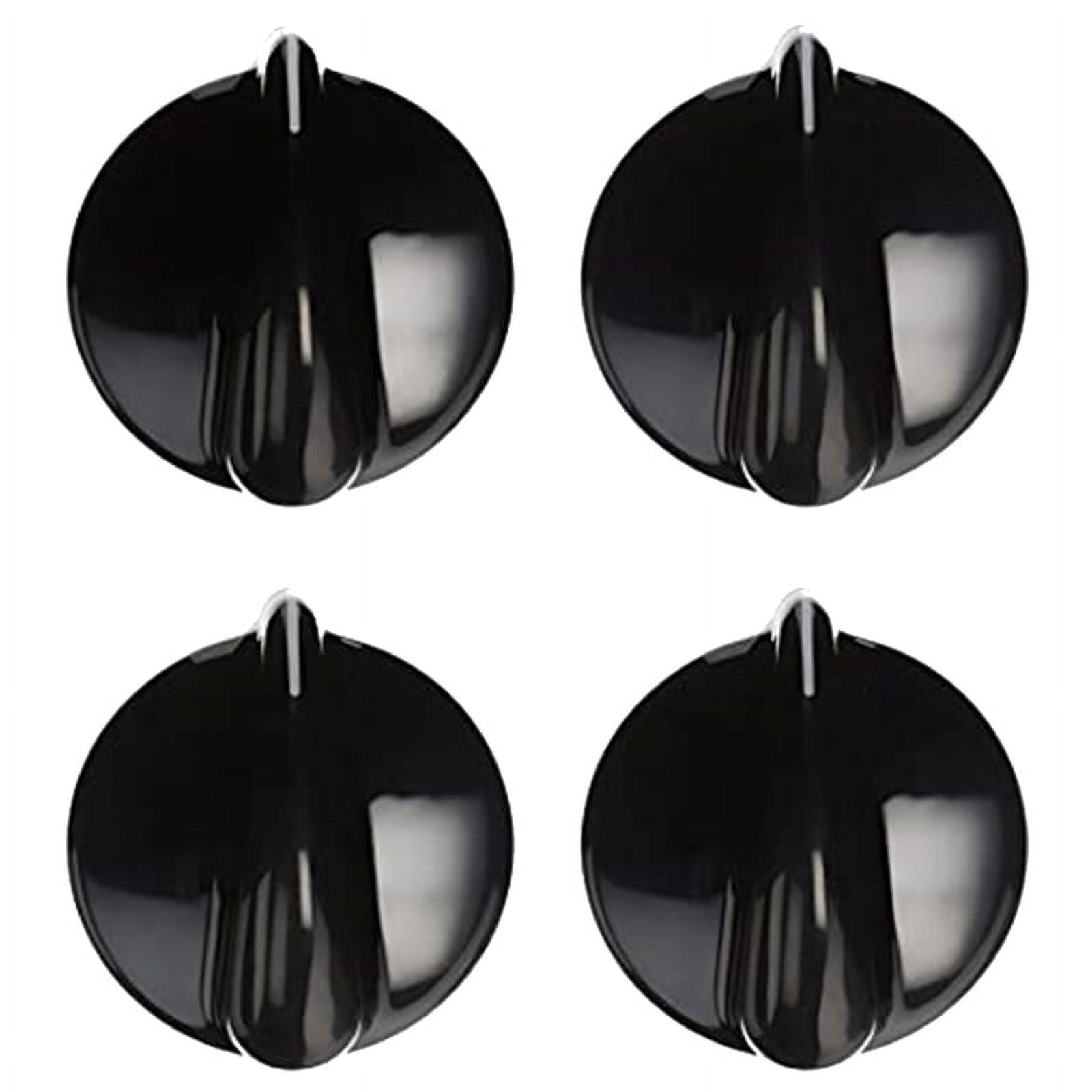 4 Pcs Stove Knobs, Burner Control Knob, Range Knobs Gas Black Range ...