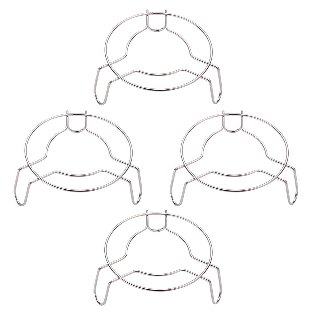 4 Pcs Stove Stand Rack L Brackets Heavy Duty Cooking Steam Stainless ...
