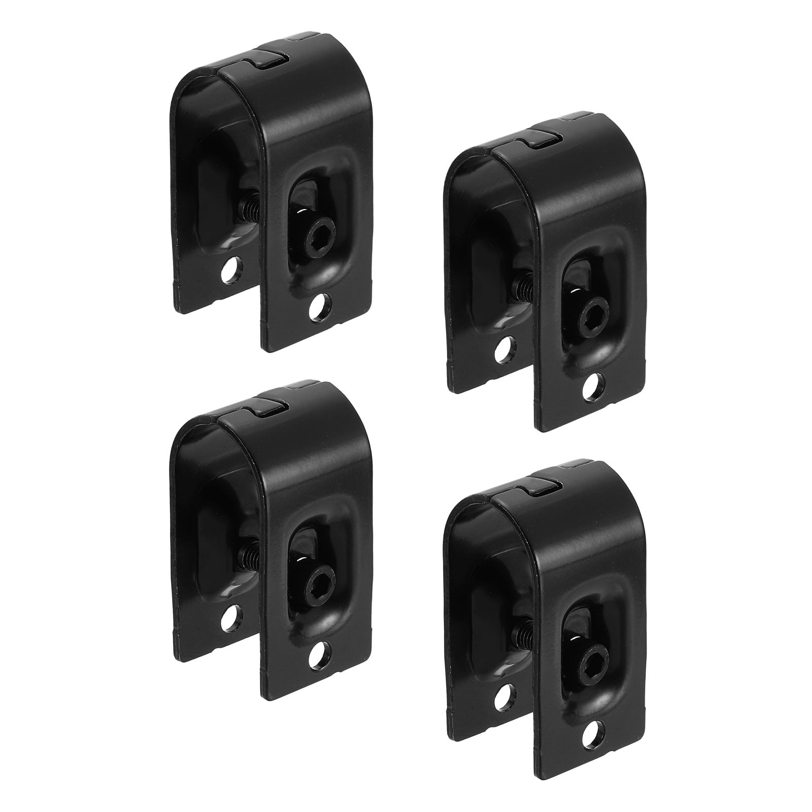 4 Pcs Straight Structural Pipe Connector, 1-1/8" 4-way Metal Connectors ...