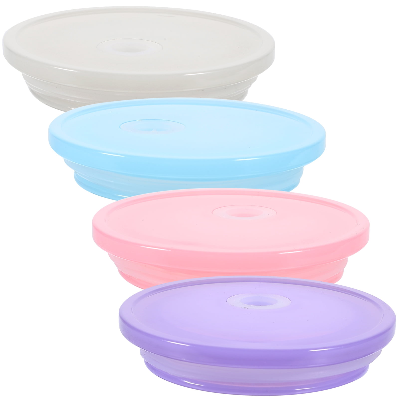 CIMAXIC Reusable Tumbler Lids Assorted Color Plastic for Ceramic Mug ...