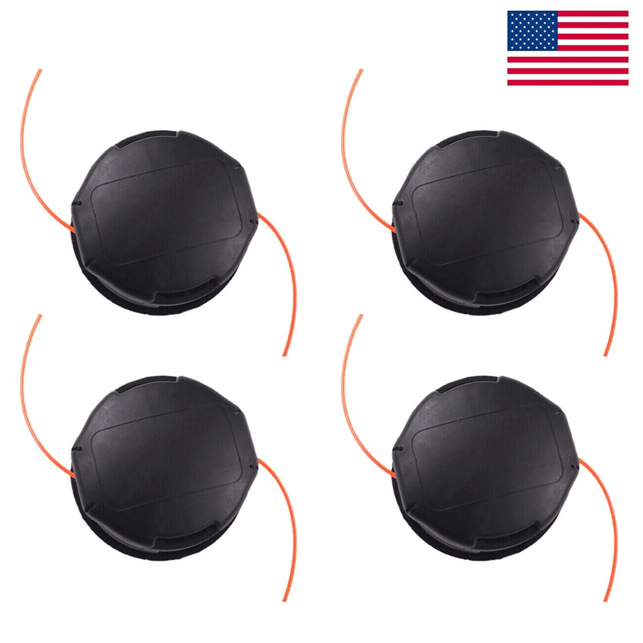 4 Pcs String Trimmer Head, Strimmer Head, Grass Brush Cutter String ...