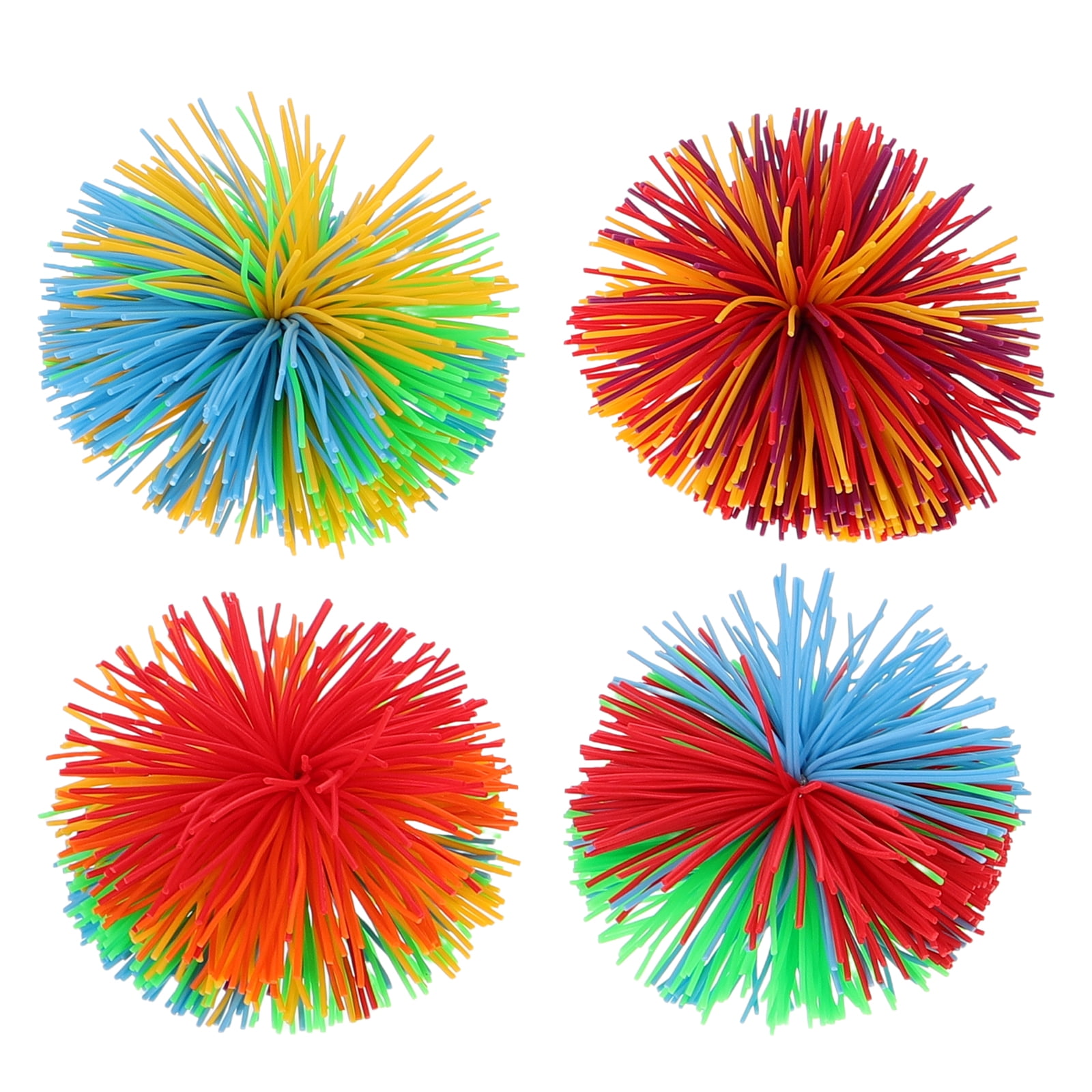 4 Pcs Stringy Ball Sensory Stress Balls Colorful Silicone Office Child ...