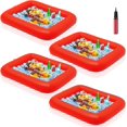 4 Pcs Summer Inflatable Serving Bar and a Hand Pump Ice Buffet Serving ...