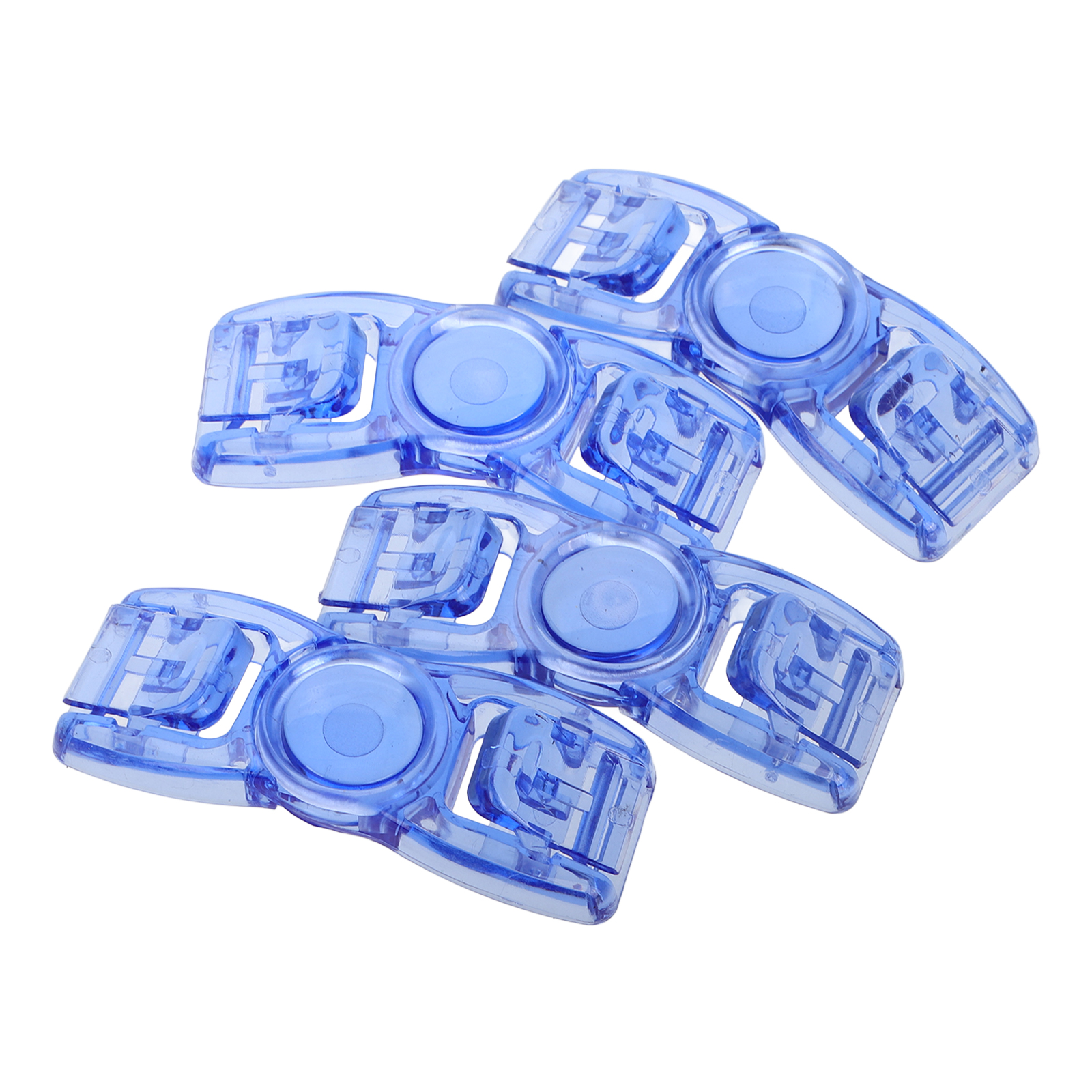 4 Pcs Swimming Buckle Goggles Headband Buttons Mini PE28 Screws Blue ...