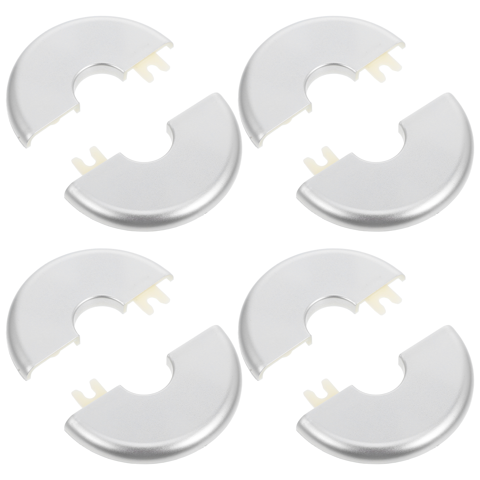 4 Pcs Swimming Pool Ladder Cover White Curtain Rod Friendly Adjustable ...