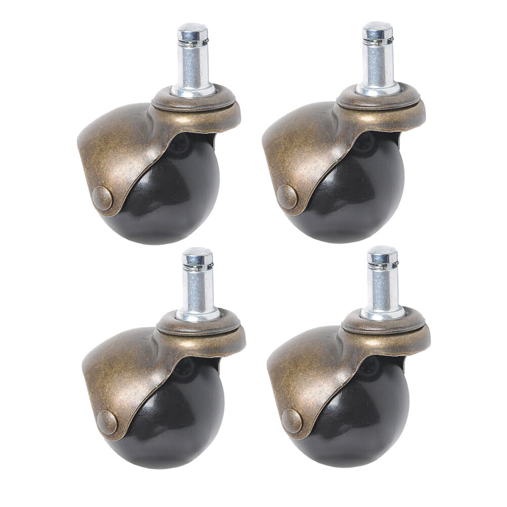 4 Pcs Swivel Caster Home Furniture Wheels Office Chair Wheels Swivel ...