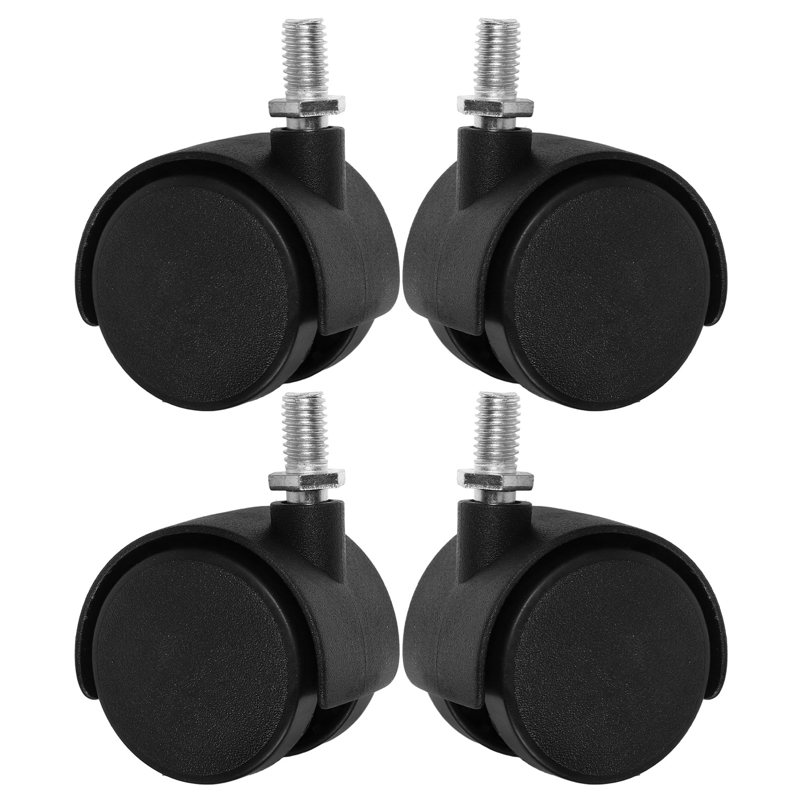 4 pcs Swivel Caster Wheels with Locking Brake Computer Chair Casters ...