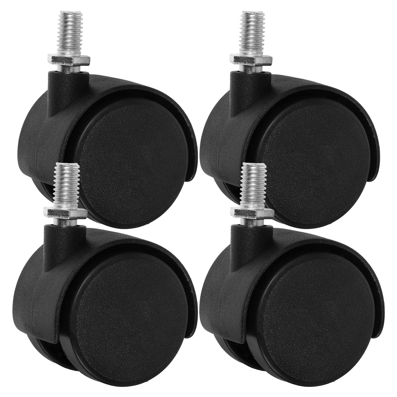 4 Pcs Swivel Rod Casters Heavy Duty Caster Wheels Wheel Replacement ...