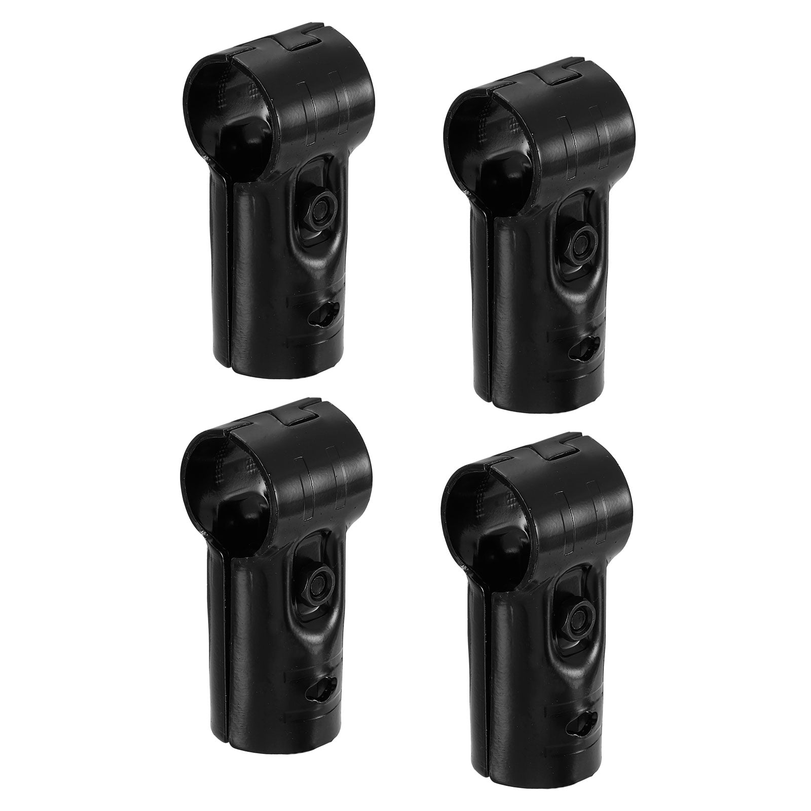 4 Pcs T-shape Structural Pipe Connector, 1-1/8" 3-way Metal Connectors ...