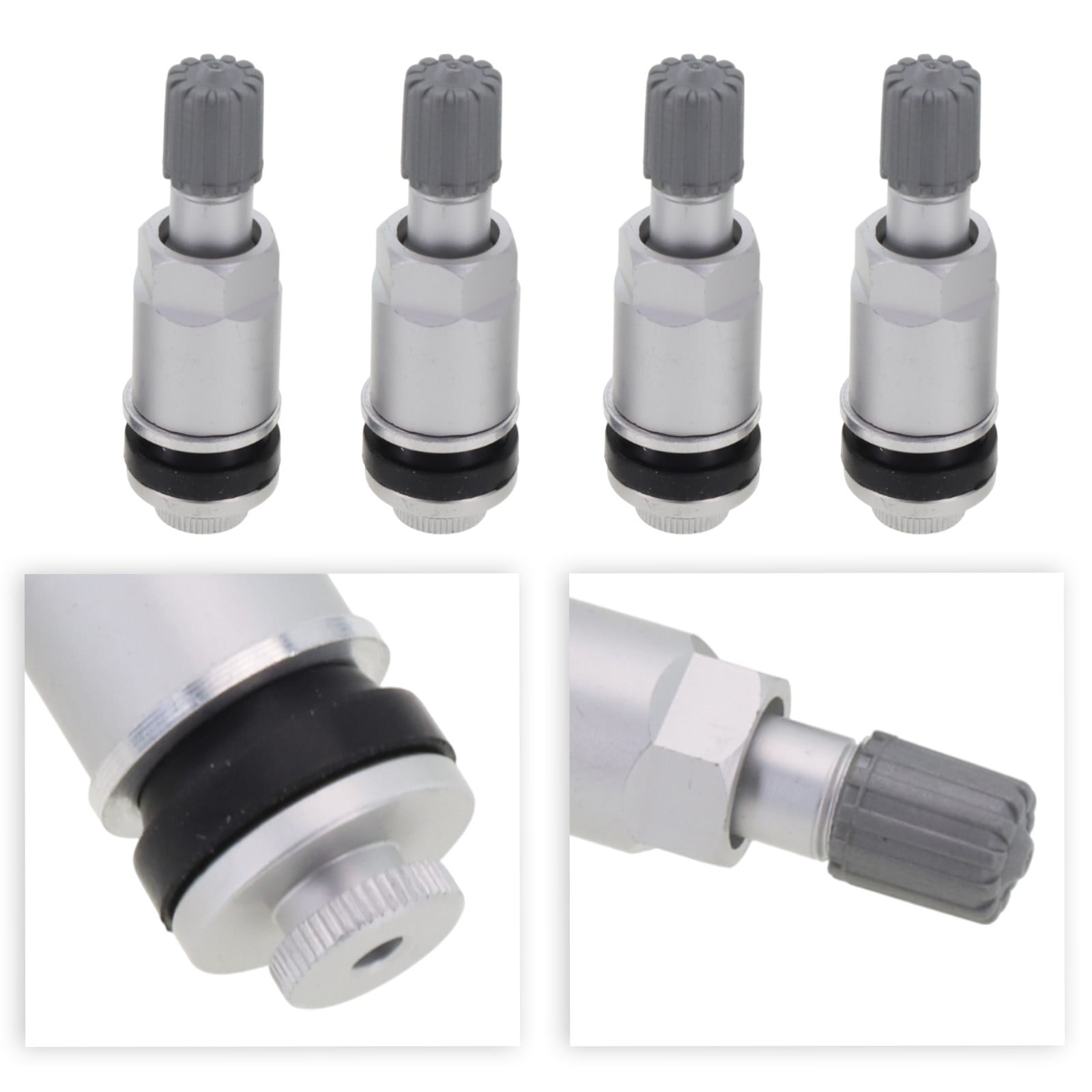 4 Pcs TPMS Tire Pressure Monitoring Sensor Valve Stem Repair Kit for ...