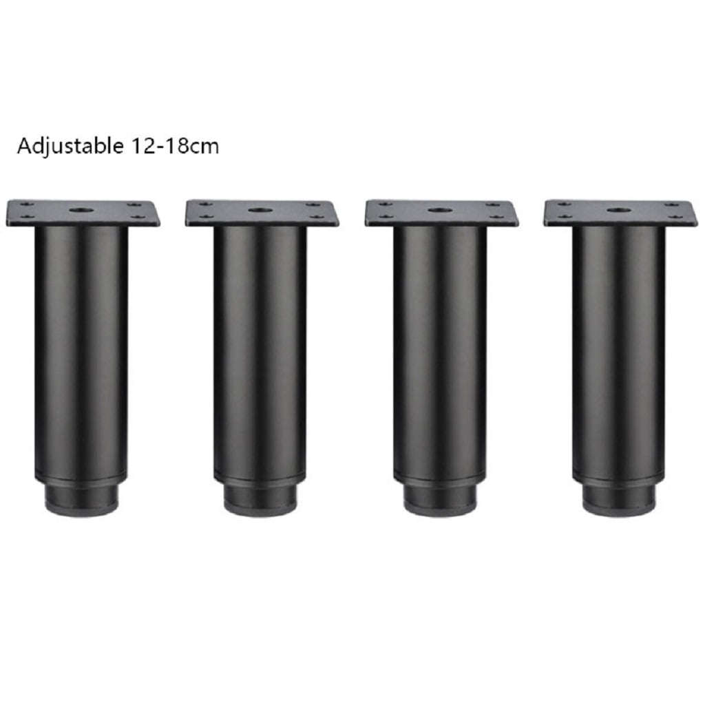 4 Pcs Table Feet Sofa Bed Leg Iron Furniture Legs Replacement Strong ...