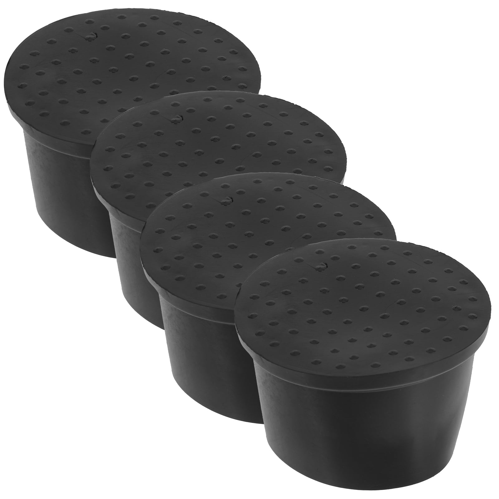 4 Pcs Table Non-slip Floor Mat Leg Sleeve Wheel Stopper Chair Rubber ...
