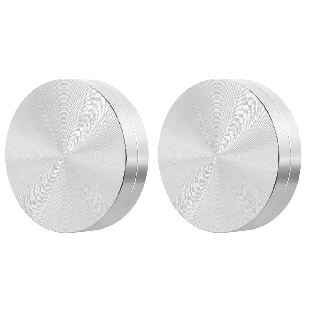 4 Pcs Table Turntable Base Cake Tray Rotatable Bases Aluminium Alloy ...