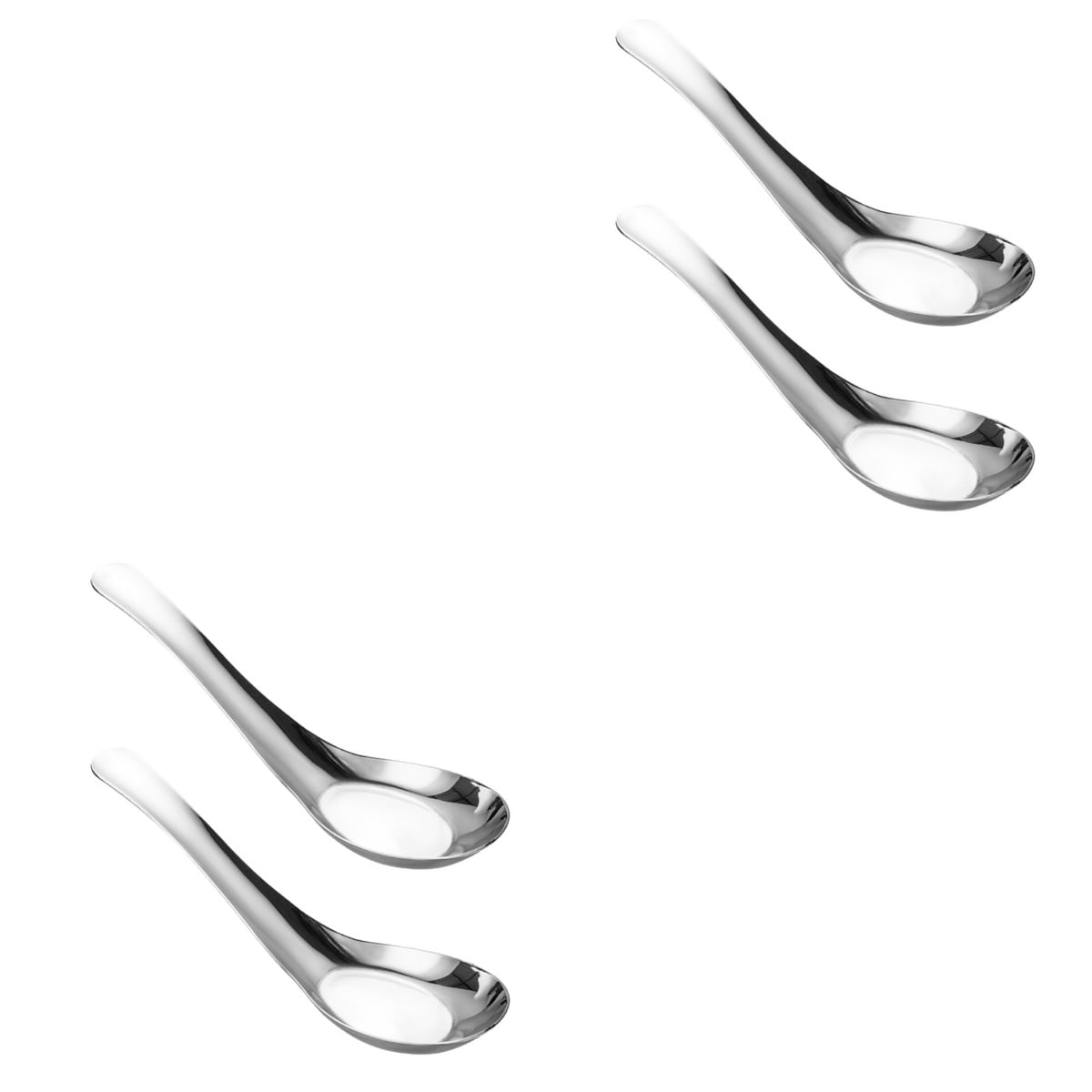 4 Pcs Tablespoon Ramen Coffee Scoop Kitchen Tableware Table Spoon ...