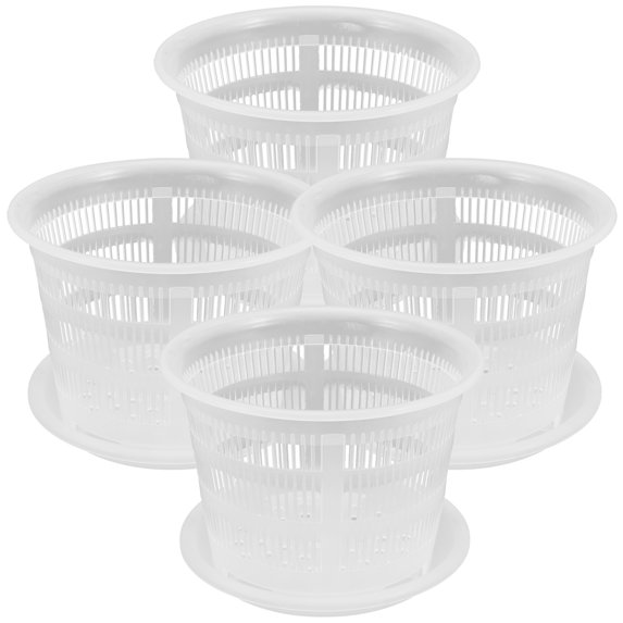 4 Pcs Planter Outdoor Pots Plants Indoor Succulent Planters Transparent ...