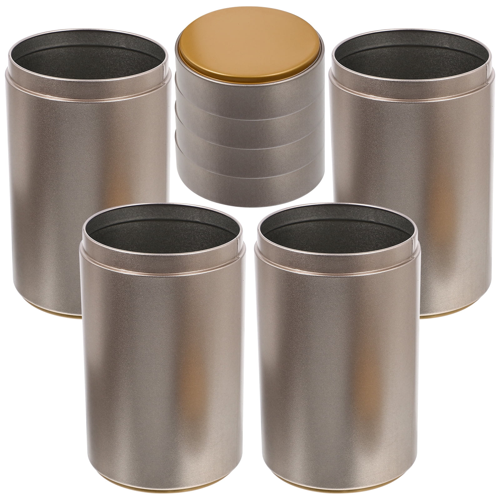 4 Pcs Tea Bags Portable Tea Canisters Containers with Lids Small ...