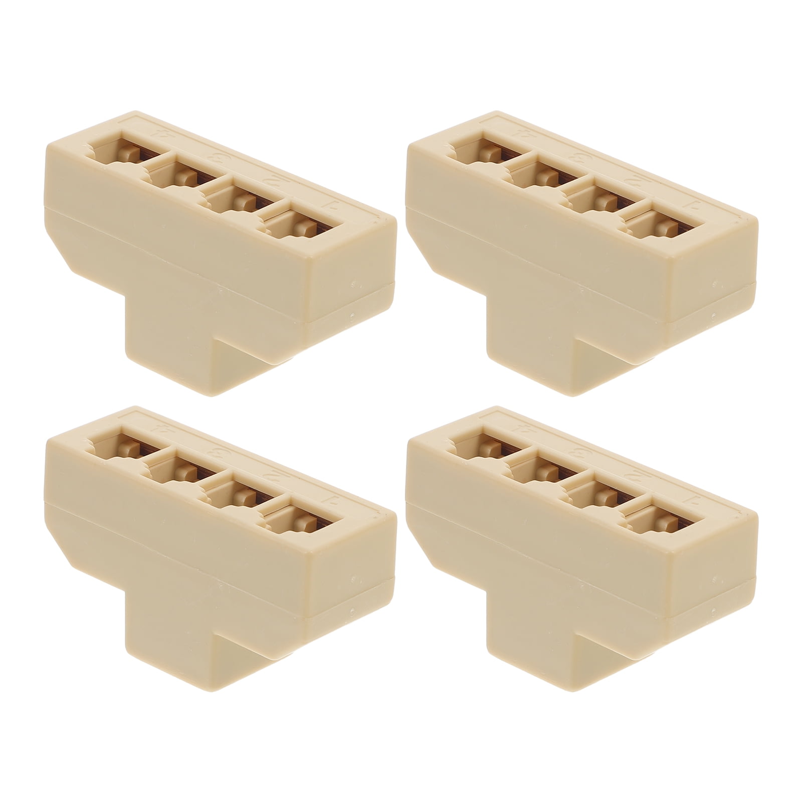 4 Pcs Telephone Line Adapter Landline Supplies Telephone Cable ...