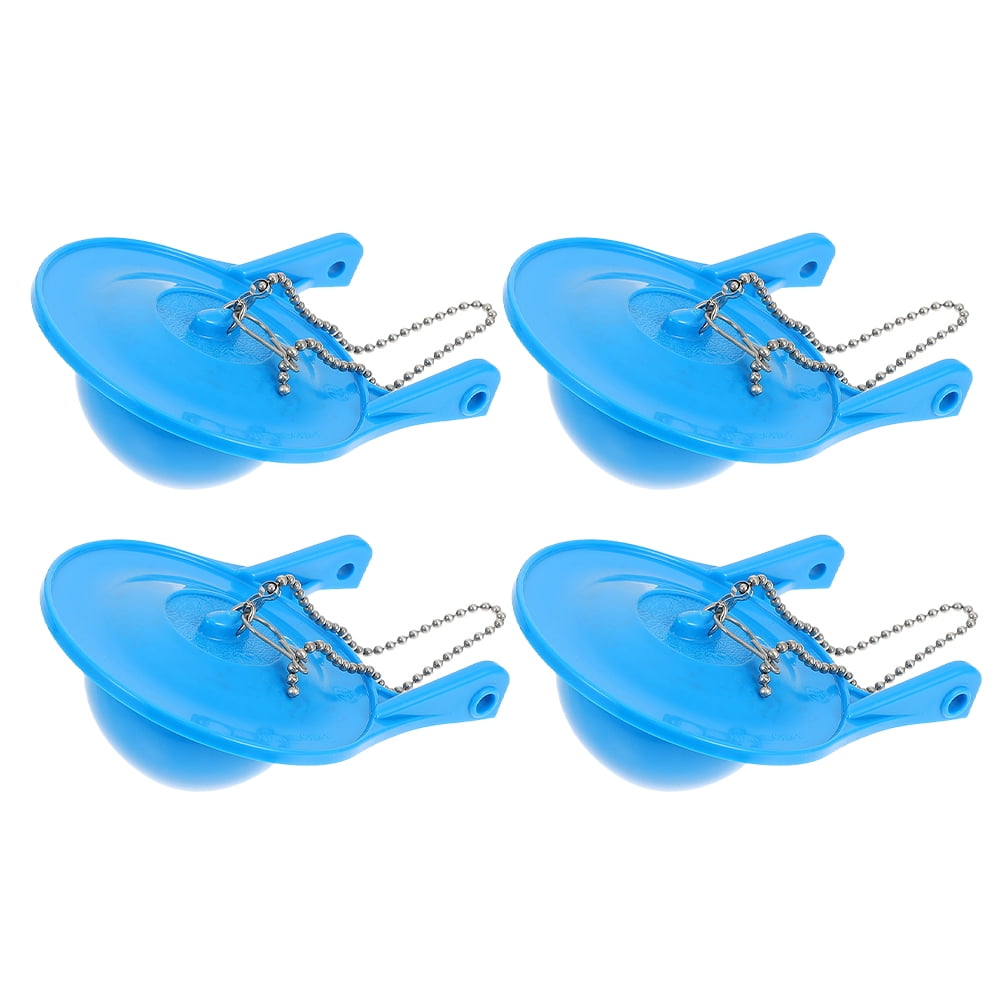 4 Pcs Telescopic Rod Handle Cover Toilet Drain Valve 12.40X9.20X4.00CM Sky-blue - Walmart.com
