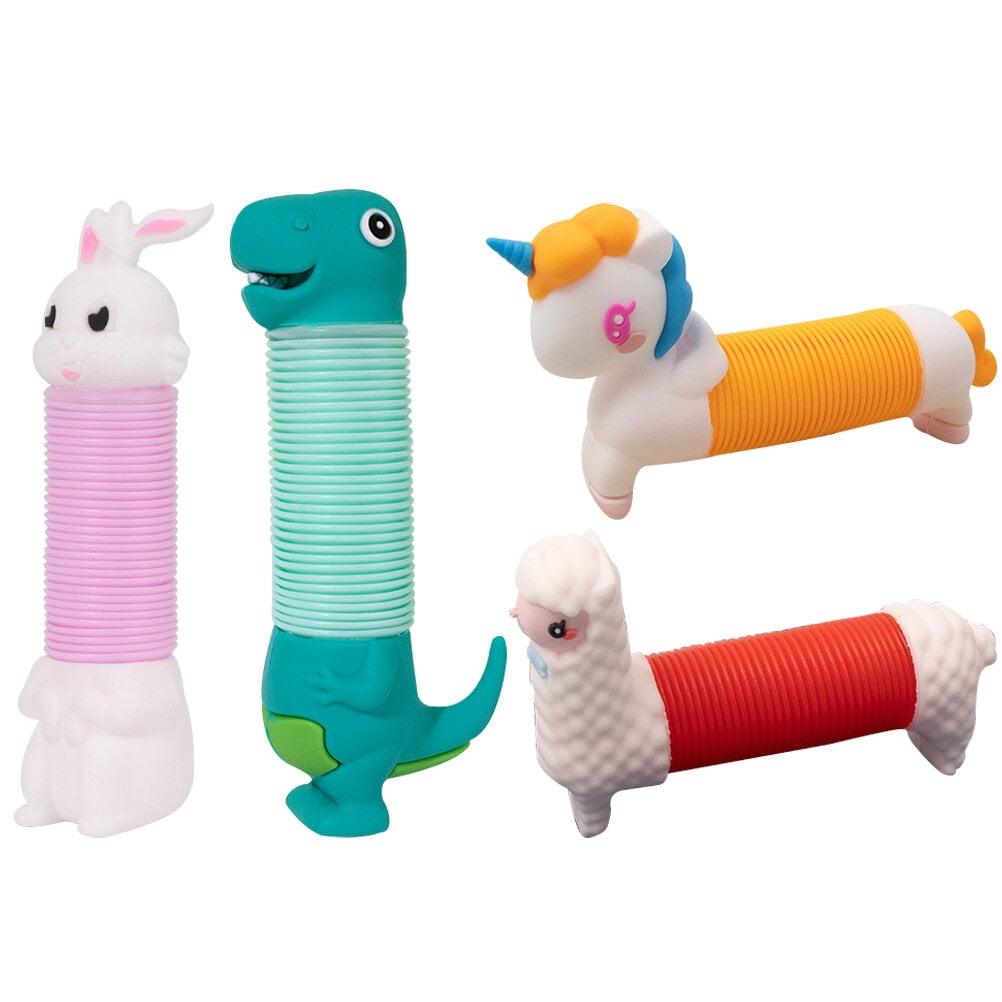 4 Pcs Telescopic Tube Toy Childrens Toys Children’s Toys Fidget Toy ...