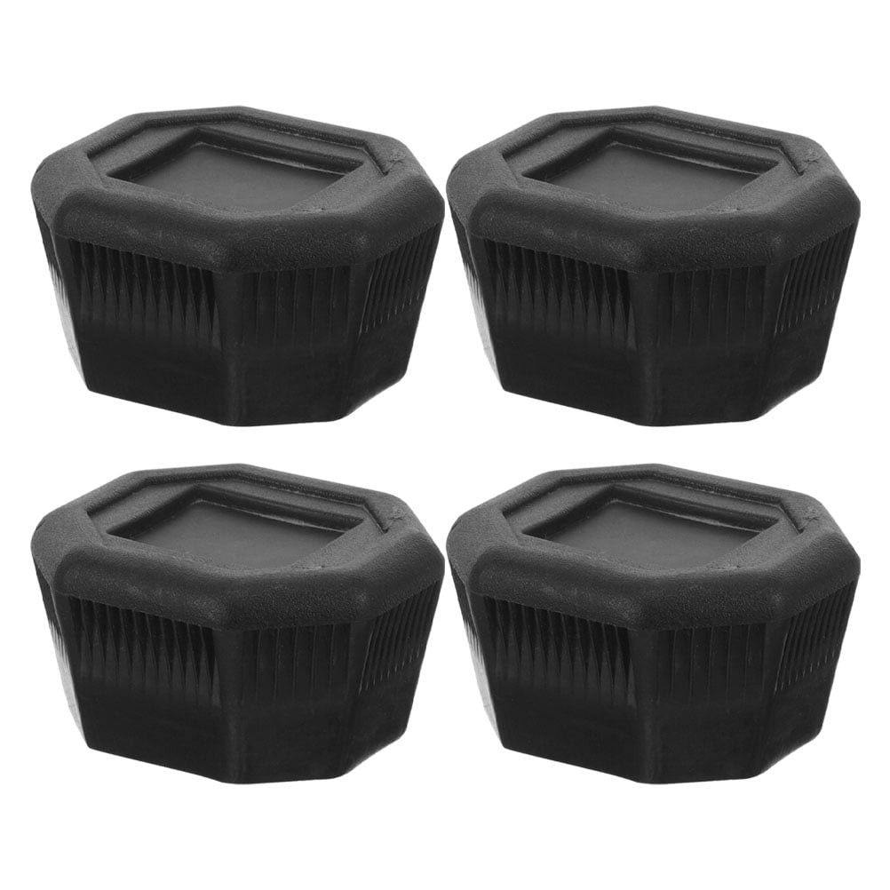 4 Pcs Tennis Racket Handle Cover for Protection Black Plastic Antislip ...