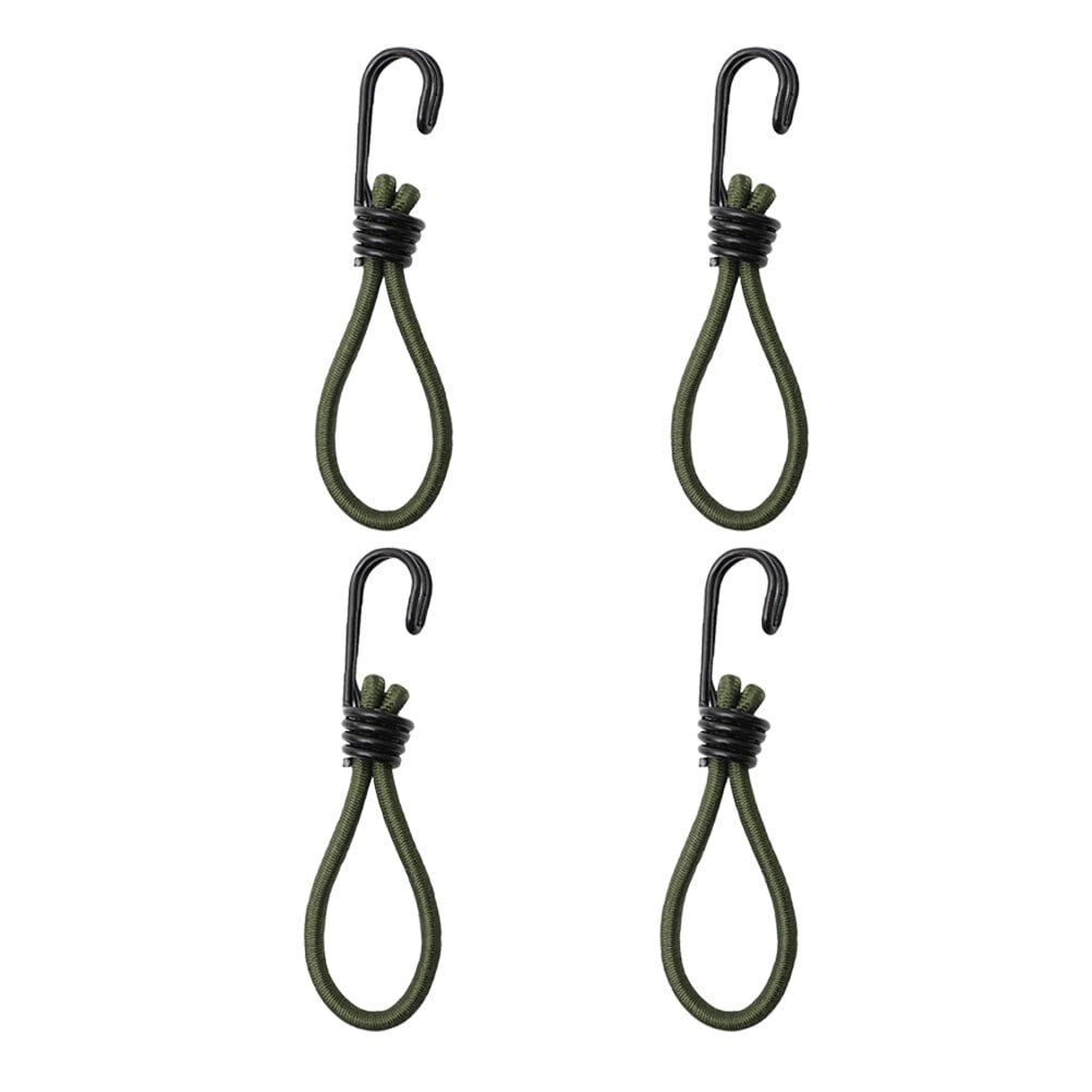 4 Pcs Tent Elastic Lanyard Cam Buckle Lanyards Heavy Duty Tarp ...