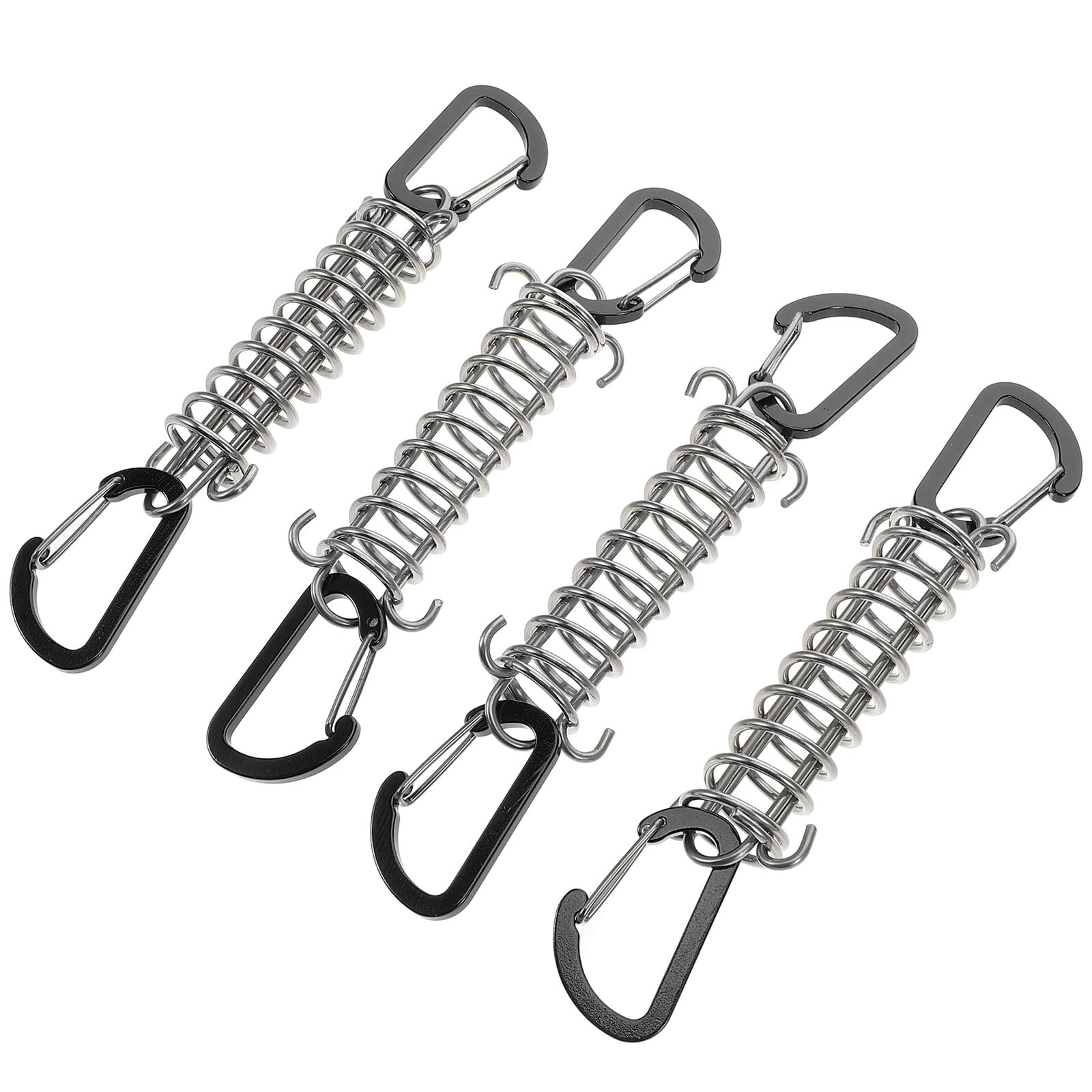 4 Pcs Tent Spring Buckle Rope Tensioners Multi-function Tightener Porch ...
