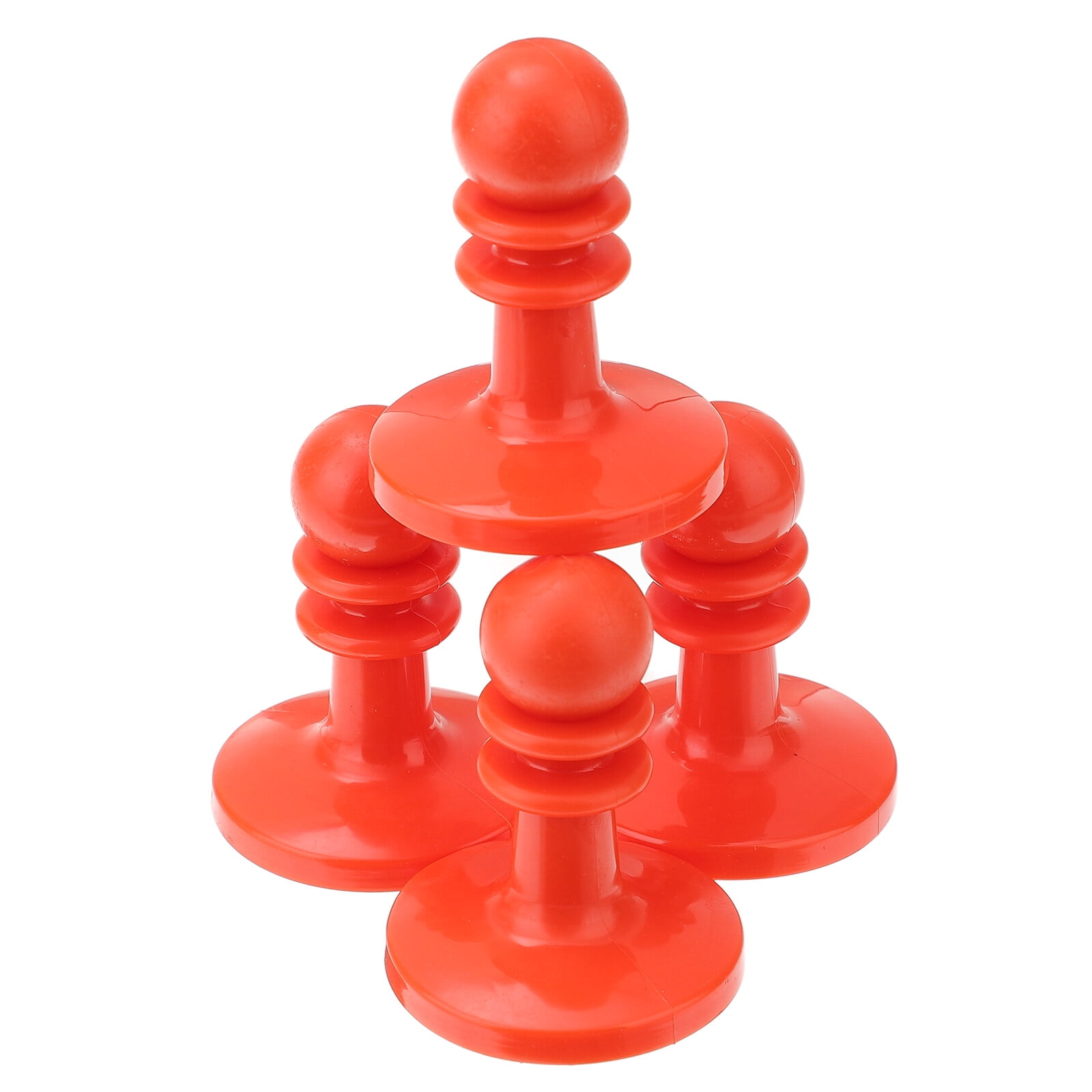 4 Pcs Tent Stakes Heavy Duty Plastic Cap Camping .8X5X5cm Red - Walmart.com